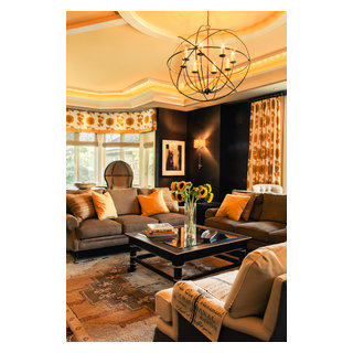 European Inspired Living Room - Traditional - Living Room ...