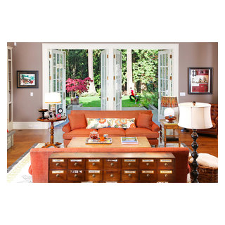 Evans Residence - Traditional - Living Room - Seattle - by Gretchen ...