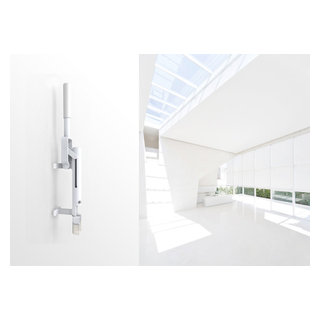 Examples of Wall Mounted Corkscrew Integration - Modern - Living Room ...