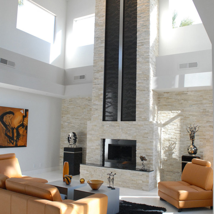 Quartzite Fireplace - Photos & Ideas | Houzz
