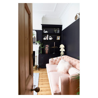 Face frame bookcase alcoves - Victorian - Living Room - Cardiff - by MY ...