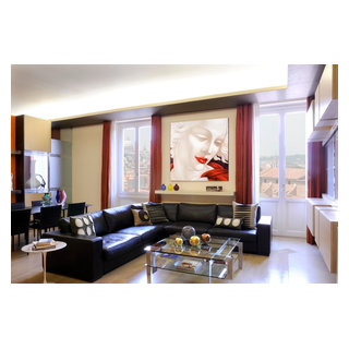 Facing St. Peter in Rome - Traditional - Living Room - Rome - by Studio ...