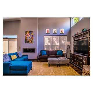 Factory Style Home in Historic Neighorhood - Modern - Living Room - St ...