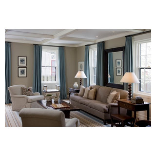 Federal Style Renovation - Traditional - Living Room - Boston - by S+H ...