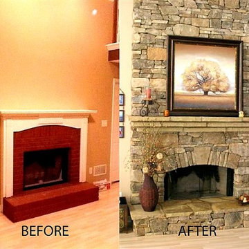 1970 Fireplace Makeover - Photos & Ideas | Houzz