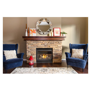 Fireplaces - Moderne - Salon - Calgary - par Enhance Your Home Ltd. | Houzz