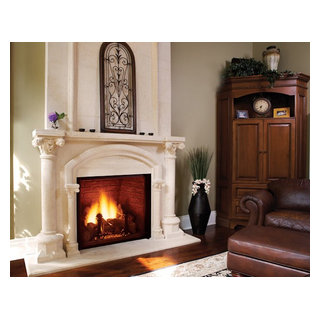 Fireplaces - Transitional - Living Room - Kansas City - by Henges ...