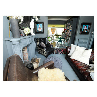 First floor living rooms and study - Eclectic - Living Room - London ...