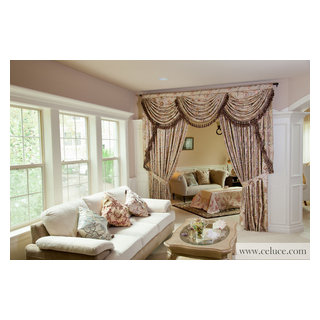 Fleurs Rococo Swag Valance Window Treatment by celuce.com - Traditional ...