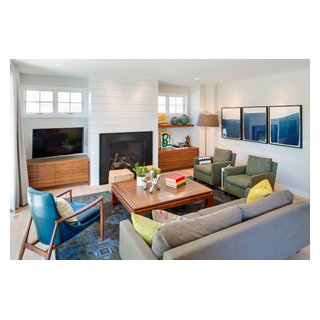 Folk Modern - Modern - Living Room - Minneapolis - by Lucy Interior ...
