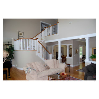 Formal Staircase - Traditional - Living Room - Boston - by Green River ...