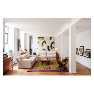 Fort Greene loft - Transitional - Living Room - New York - by Hoffman ...