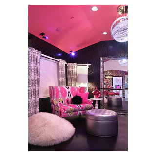 Frank Pitman Designer Dance Studio - Eclectic - Living Room - Orange ...