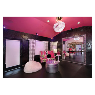 Frank Pitman Designer Dance Studio - Eclectic - Living Room - Orange ...