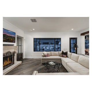 Living Room Fireplace - Shabby-chic Style - Living Room - Phoenix - by ...