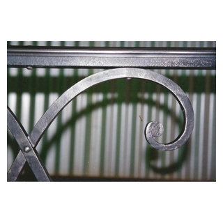 French Country railing - Mediterranean - Living Room - Orange County ...