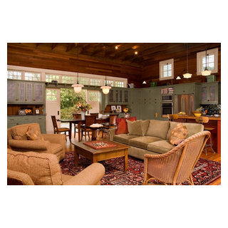 From Barn to Spacious Seattle Home - Farmhouse - Living Room - Seattle ...