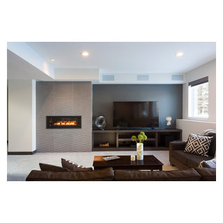 Full Home Custom Millwork - Contemporary - Living Room - Other - by ...