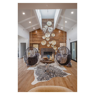 FW Magazine Dream Home Summer '19 - Eclectic - Living Room - Dallas ...