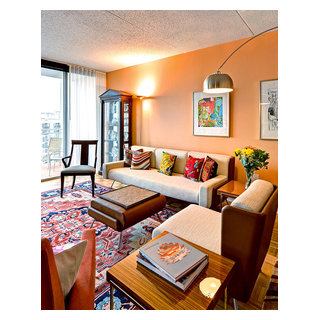 Gail Gross Design and Interiors - Transitional - Living Room ...