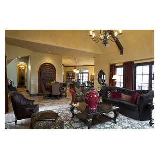 Gaillardia show home - Traditional - Living Room - Oklahoma City - by ...