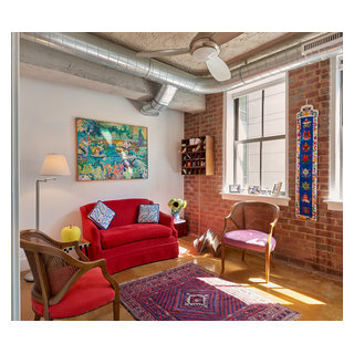 Gallery Place Loft Renovation - Eclectic - Living Room - DC Metro - by ...
