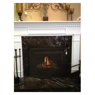 Gas Direct Vent Fireplace - Traditional - Living Room - New York - by ...