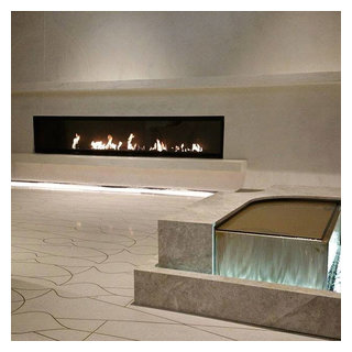 Gas Fireplaces - Modern - Living Room - New York - by Flue Tech Inc ...