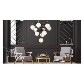 George Kovacs - Midcentury - Living Room - Miami - by Farrey's Lighting ...