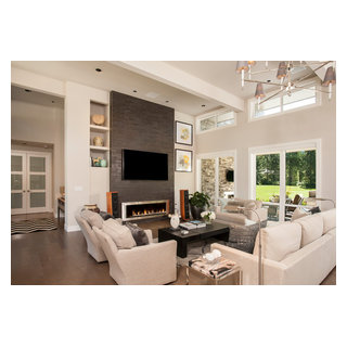 Gig Harbor New Construction - Contemporary - Living Room - Seattle - by ...