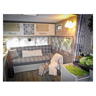 Glamper 1976 trailer update - Traditional - Living Room - Toronto - by ...
