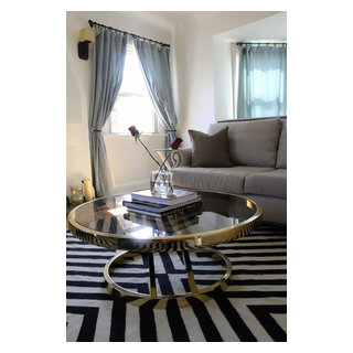 Gothic meets Hollywood Regency - Eclectic - Living Room - Los Angeles ...