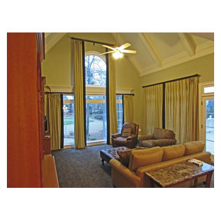 Grand drapery - Transitional - Living Room - Atlanta - by Window ...