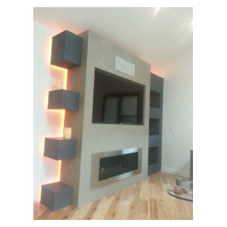 Great Oak Circle Entertainment Center - Contemporary - Living Room ...