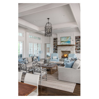 Great Room - Farmhouse - Living Room - Nashville - by Forte Building ...