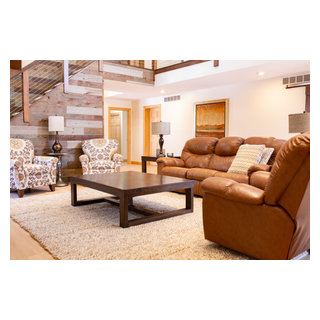 Great Room - Rustic - Living Room - Other - by Kathleen Townsend ...