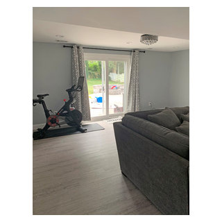 Ground Floor Beam removal - Transitional - Living Room - New York - by ...