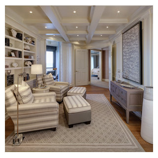 Gulf Casual - Beach Style - Living Room - Miami - by W Design Interiors ...