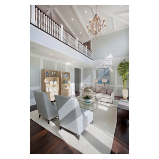 Gulf Stream Beachfront Estate - Transitional - Living Room - Miami - by ...