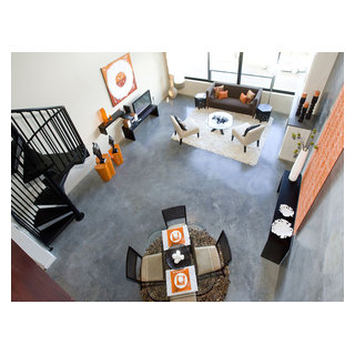 H45 Loft - Industrial - Living Room - Portland - by Pangaea Interior ...