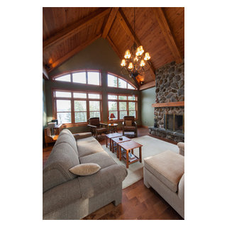 Haliburton Lake Addition - Rustic - Living Room - Toronto - by Rodco ...