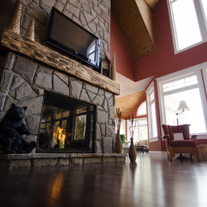 Barn Beam Mantel - Photos & Ideas | Houzz
