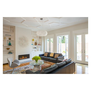 Harvard Square Renovation - Transitional - Living Room - Boston - by ...