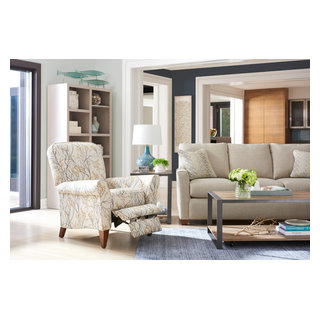 Haven High Leg Recliner by La-Z-Boy shown in Marigold - Beach Style ...