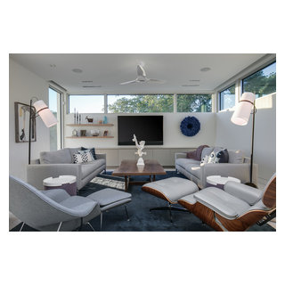 Higel House - Contemporary - Living Room - Tampa - by Sweet Sparkman ...