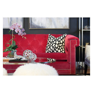 High Contrast Living Room - Classique Chic - Salon - Philadelphie - par ...