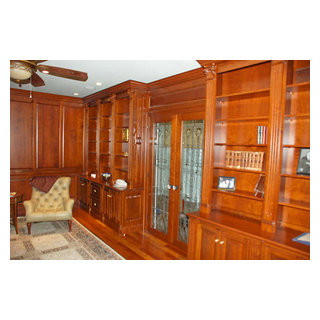 High-End Custom Library - Traditional - Living Room - Philadelphia - by ...