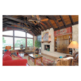 High Ridge Ranch - Traditional - Living Room - Austin - by Burleson ...