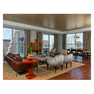 High Rise - Eclectic - Living Room - Austin - by Scheer & Co. Interior ...