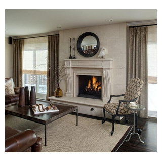 Highland Park Haute Home - Contemporary - Living Room - Chicago - by ...